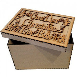 Personalised Christmas Eve Box in Birch Plywood